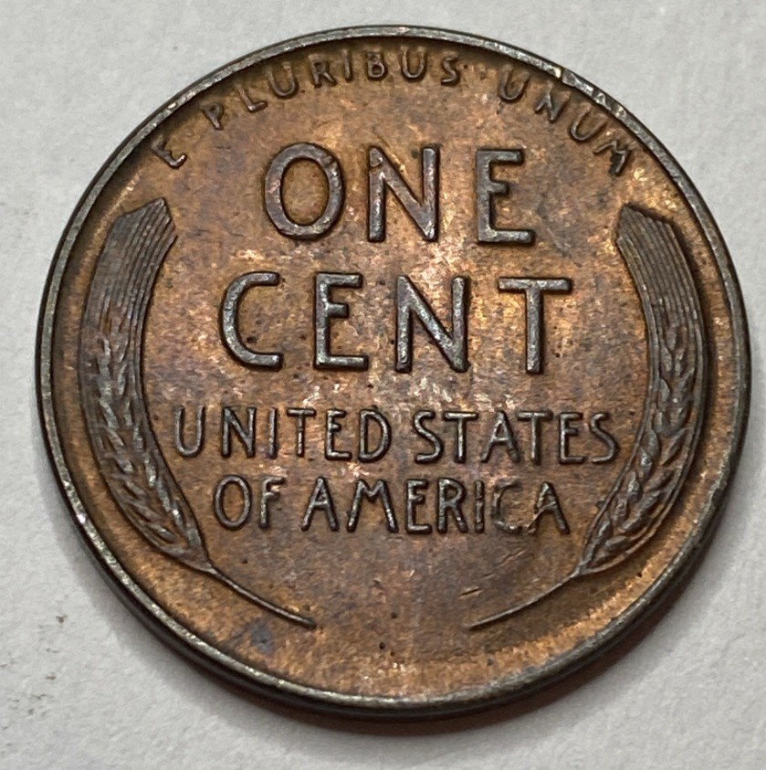 1933 - Lincoln Wheat Cent - AU Nice Color - Exact Coin Imaged #LWC1106 ...