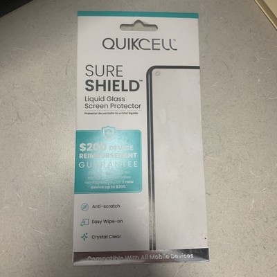 Quikcell Universal Sure Shield Liquid Glass Screen Protector for ...