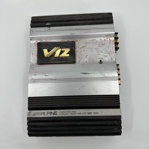 Alpine MRV-100M Rare Amplifier Untested Selling For Parts | eBay