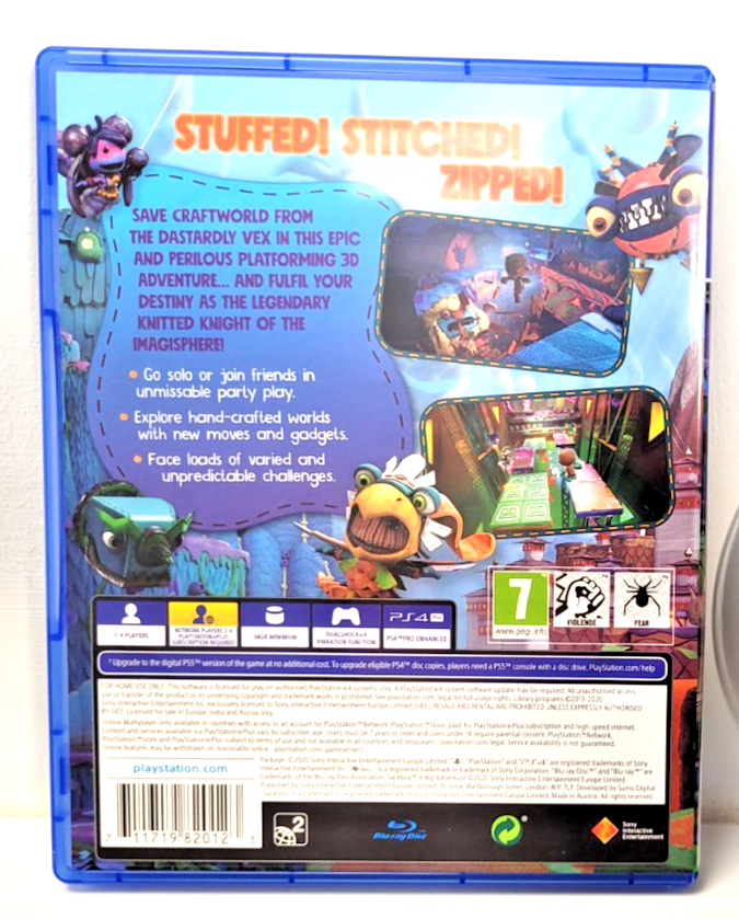 Sackboy A Big Adventure PS4 Little Big Planet Series Multiplayer ...