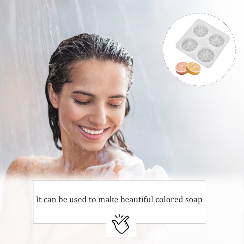 8pcs DIY Handmade Soap Mold Practical Candle Mold Silicone Soap Making ...