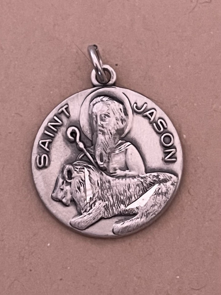 Signed Sterling Silver 925 Saint Jason Religious pendant 1” | eBay