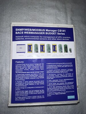 Generex BACS WEBMANAGER BUDGET Typ 4 - 12V (12BACSKIT_B4) | eBay