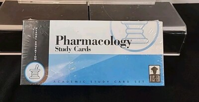 VIS-ED Pharmacology Study Cards Academic Study Card Kit. New, Sealed ...