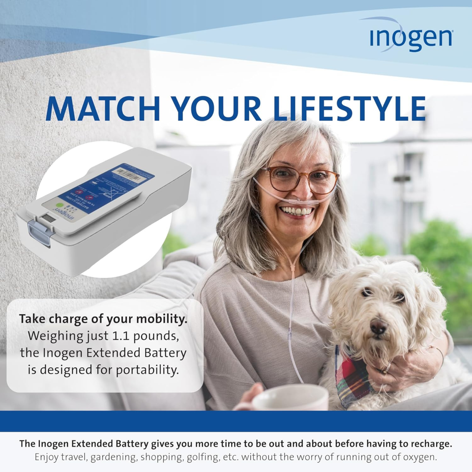Inogen G4 Battery, Rove 4 Battery, Inogen One G4 BA-408 8-Cell Large ...