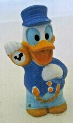 DONALD DUCK PVC Figures Train Conductor 2" Disney Mexico | eBay
