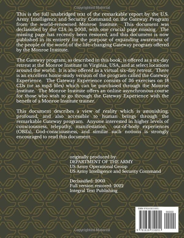 Analysis and Assessment of the Gateway Process: Complete and Unabridged ...