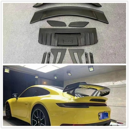 Fiberglass Unpaint GT3 GT Wing Rear Spoiler Fit For New 911 992 2020 To ...