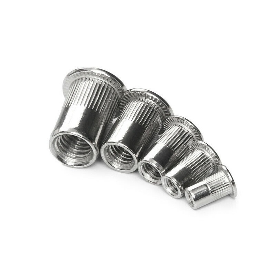 150Pcs Mixed Rivet Nut Kit Stainless Steel Rivnut Insert Threaded ...