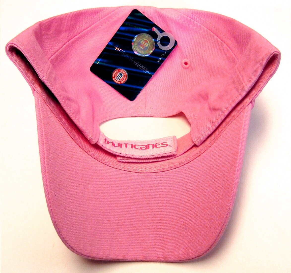 Miami Hurricanes NCAA Pink Rhinestone Slouch Relaxed Hat Cap Women's ...