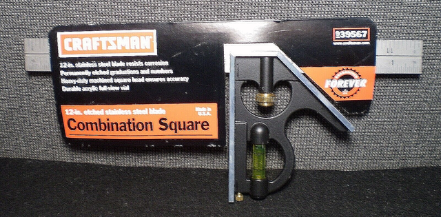 Craftsman 39567 12" Stainless Steel Combination Square - for sale ...