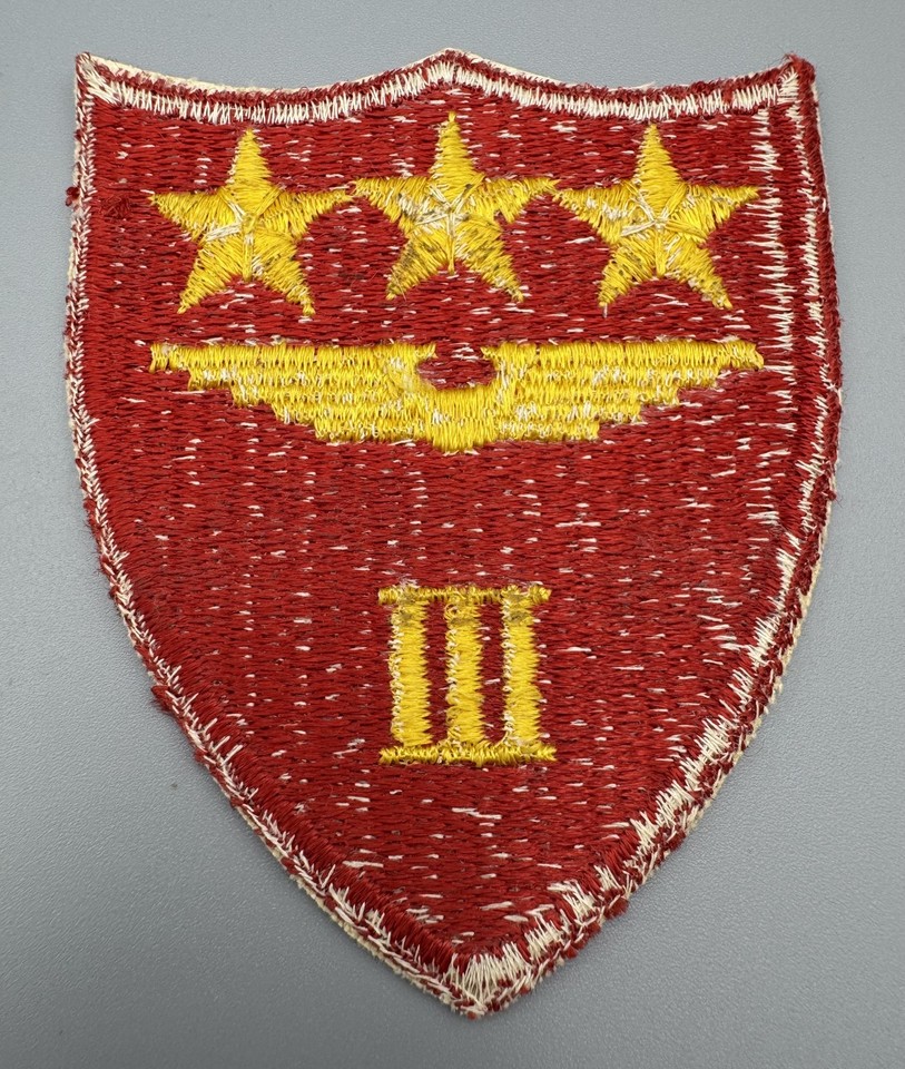 VINTAGE WWII PATCH - USMC 3rd MAW MARINE AIRCRAFT WING AIR INSIGNIA NO ...