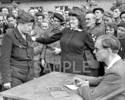 Woman Exposed as a German Collaborator Germany 8x10 WWII WW2 Photo 779 ...