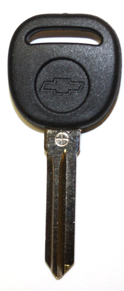 NEW UNCUT CHEVROLET TRANSPONDER CHIP IGNITION KEY B111-PT W/Chevy Bow ...