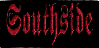 Patch - Southside Black Red Gangster G Gangsta Rap Embroidered Iron On ...