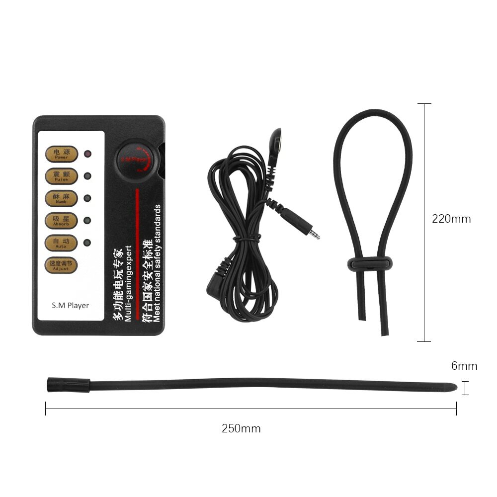 Stretching Ring Shock E Stim Urethral Sounding Rods Plug For Men ...