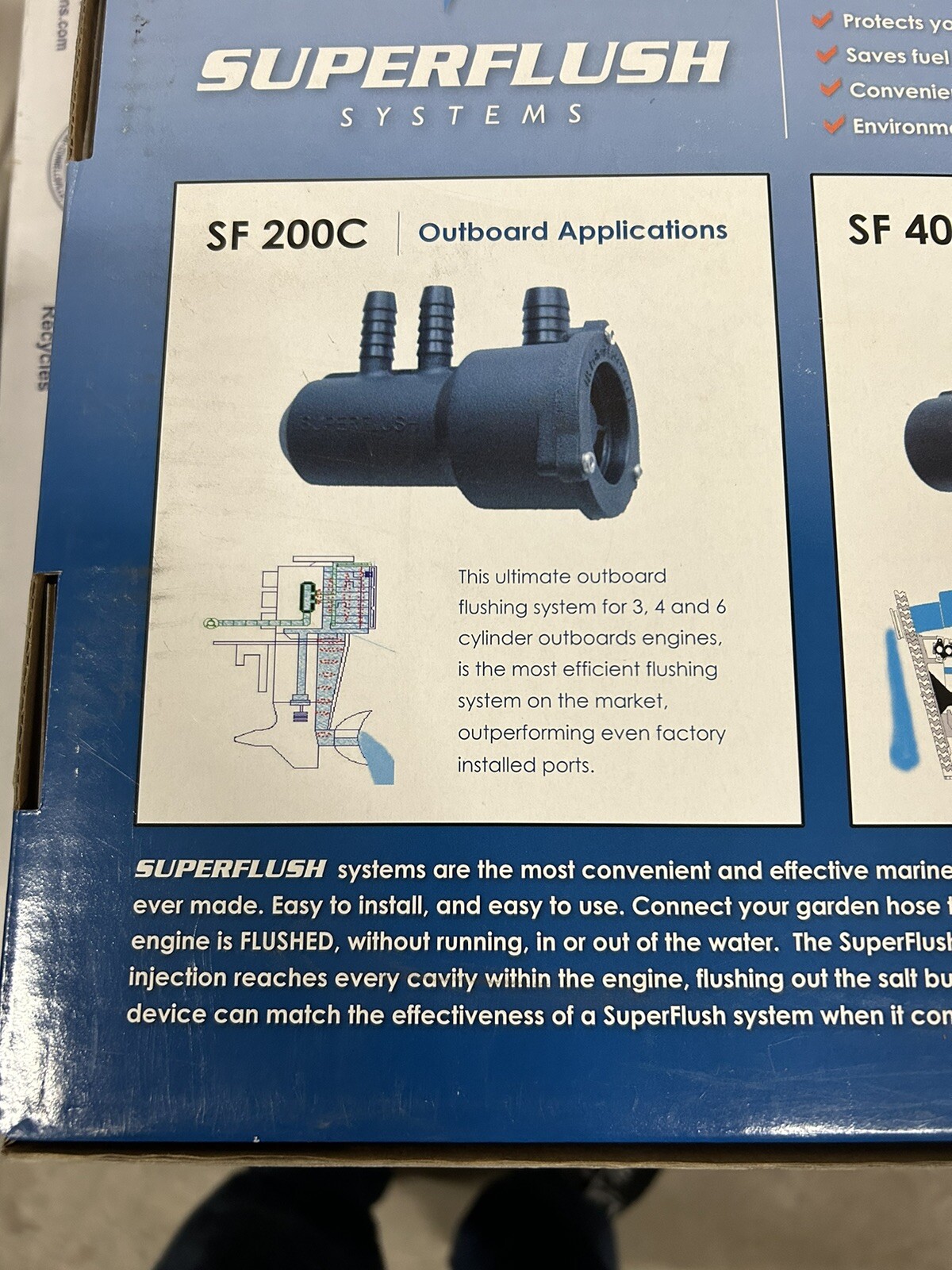 SUPERFLUSH Systems SF-200C marine engine flush system for Outboard # ...