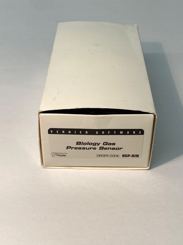VERNIER BGP-DIN BIOLOGY GAS PRESSURE SENSOR NOS OPEN BOX | eBay