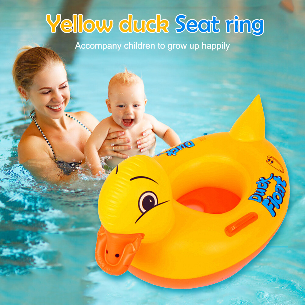 NEW Duck Baby Toddler Swimming Pool Ring Seat Cute Inflatable Kids Float Swim Ci | eBay