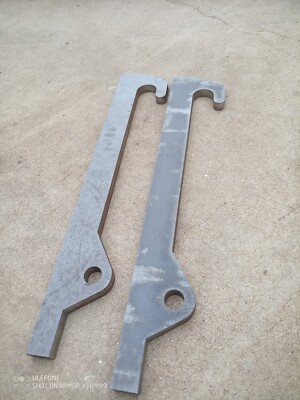 Pair of JCB QFit Q-Fit Teleporter Telehandler Brackets from 25mm Steel ...