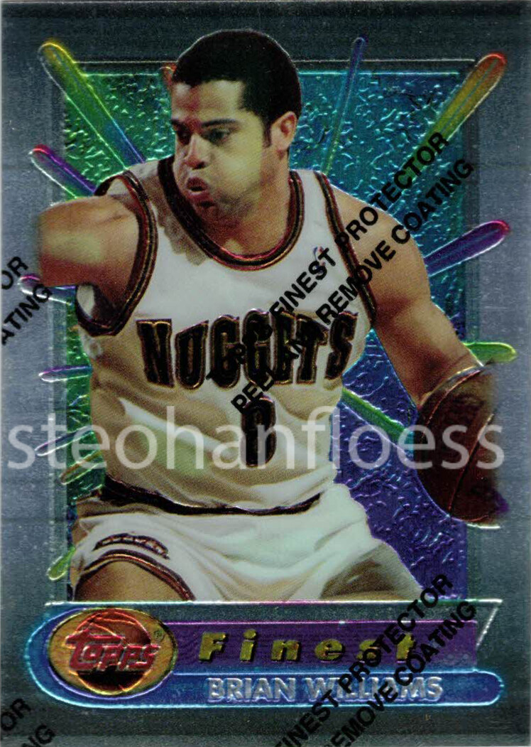 1994-95 Topps Finest Basketball Card /w Protective Film You Pick Finish ...