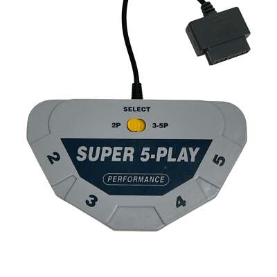 Performance Super Nintendo SNES Super 5-Play Controller Multi-Tap ...