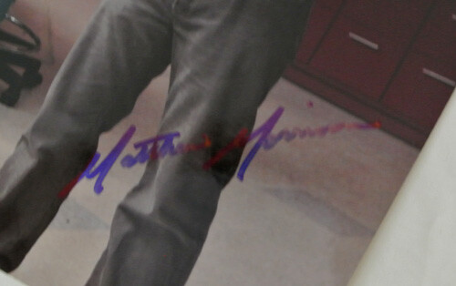 MATTHEW MORRISON Autographed GLEE 8x10 Photo Photograph AUTOGRAPH w ...