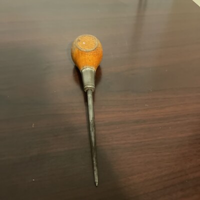 VINTAGE STANLEY TOOLS NO. 117 HEAVY DUTY WOODEN HANDLED SCRATCH AWL | eBay