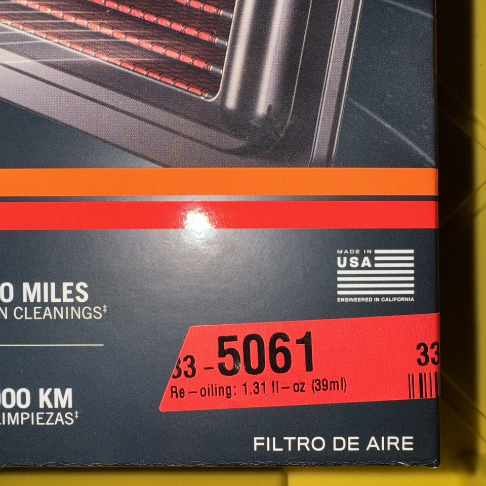 K&N 33-5061 Replacement Air Filter NEW | eBay