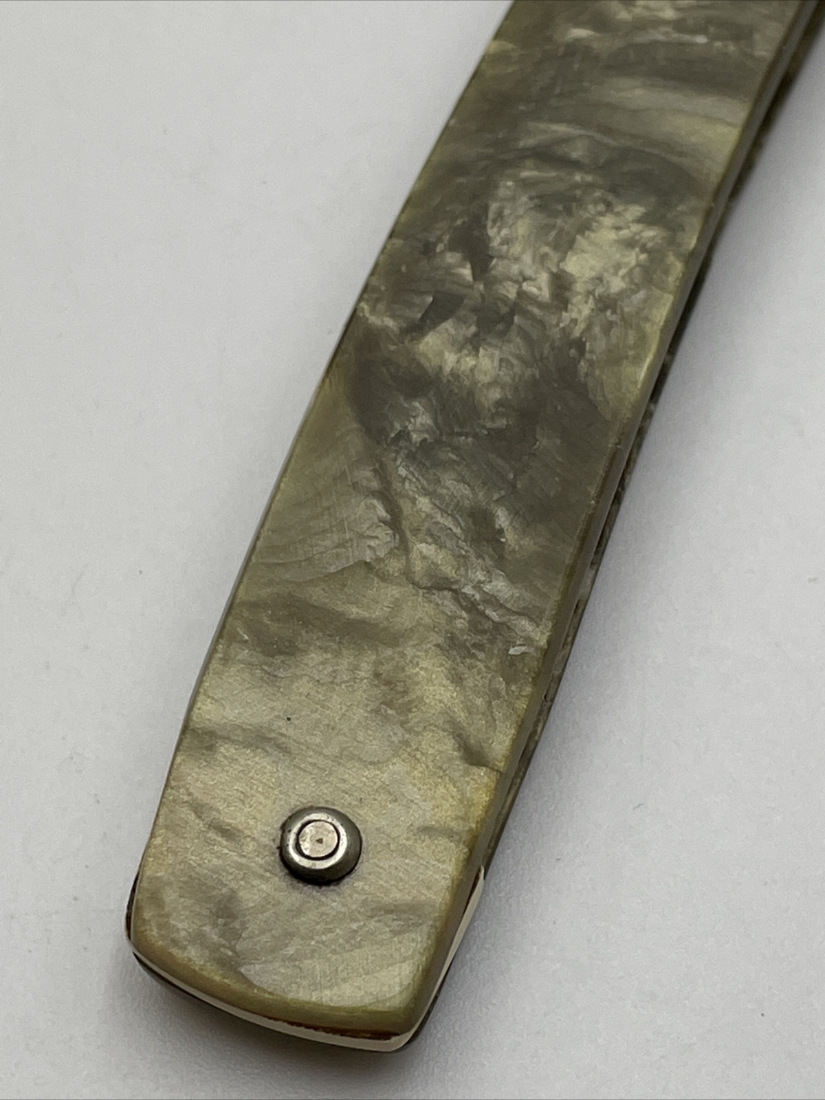 Vintage Straight Razor Shumate Razor Co. Antique Green Shave Shaving ...