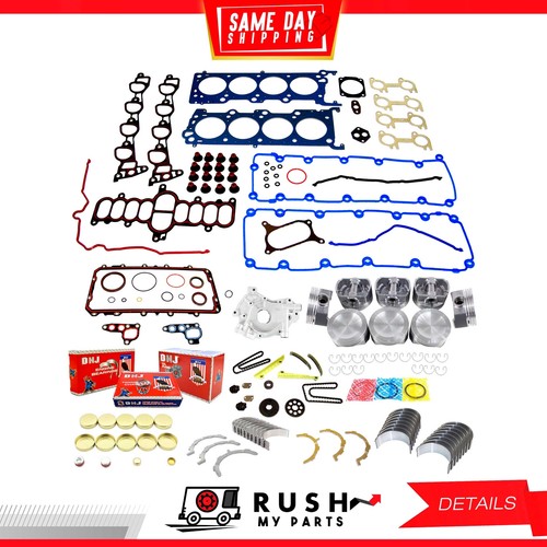 97-99 Master Engine Rebuild Kit For Ford E-150 4.6L V8 SOHC 16v DNJ ...