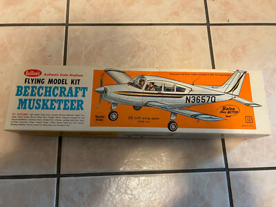 Box for Guillow's Flying Model Kit Beechcraft Musketeer - Does Not ...