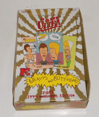 1994 Fleer Ultra Inaugural Edition Beavis & Butt-Head Cards & Box 19 ...