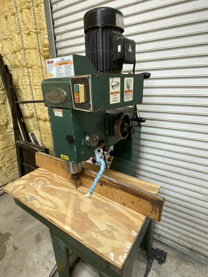 Grizzly Overarm Router With Mobile Base | eBay