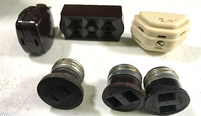 Vintage Bakelite NOS Electrical Plugs Assortment | eBay