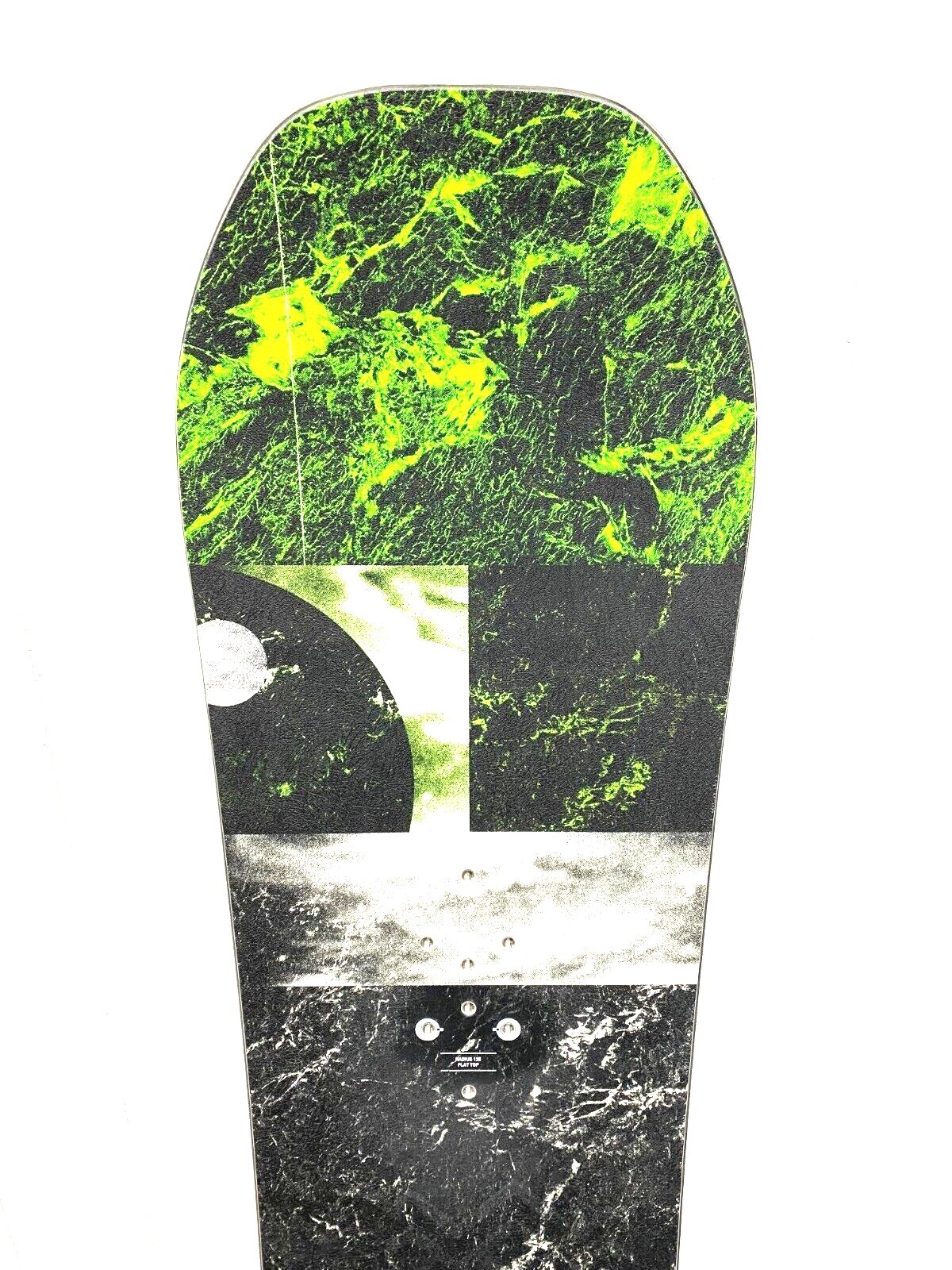 New Burton Radius Snowboard 135W Green & Black Adult Small | eBay