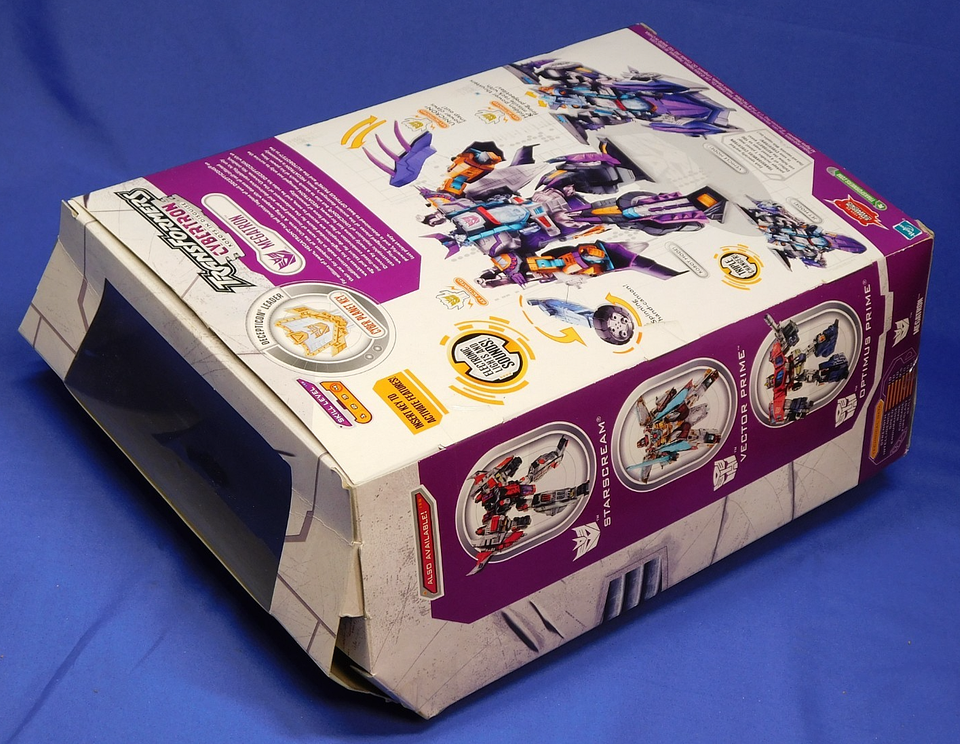 TRANSFORMERS CYBERTRON MEGATRON LEADER CLASS 2005 COMPLETE WITH BOX ...