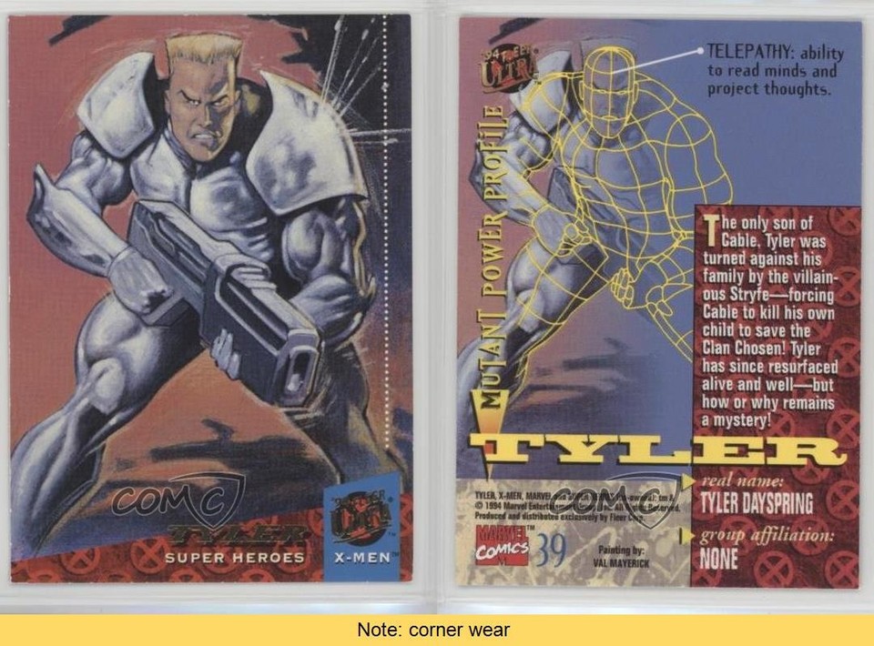 1994 Fleer Ultra Marvel X-Men Super Heroes Tyler #39 READ 1s8 | eBay