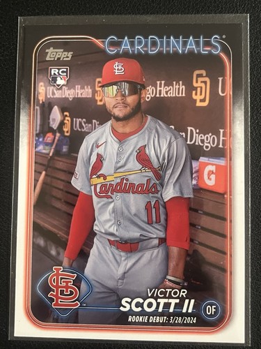 2024 Topps Update US77 Victor Scott II St. Louis Cardinals Baseball ...