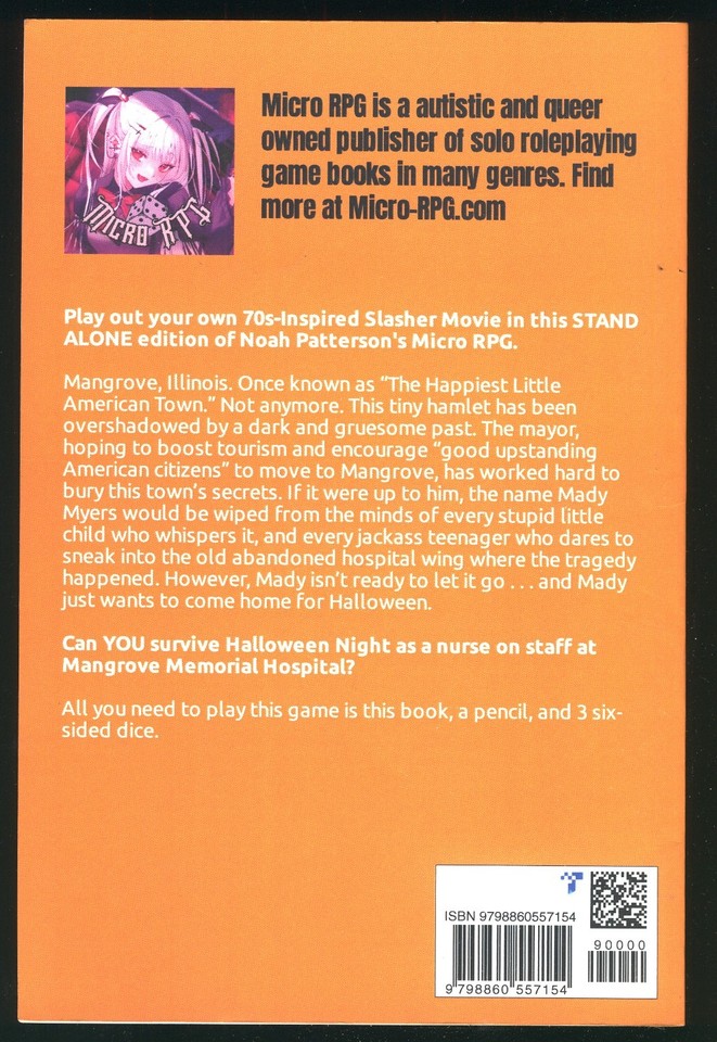 Micro RPG - The Mangrove Hospital Murders - Noah Patterson 1970s ...