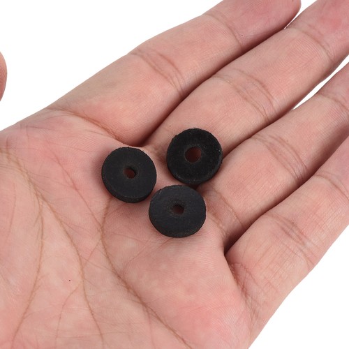 50Pcs M4 Rubber Flat Washers 4x13.8x3mm Sealing Spacer Gasket Ring ...