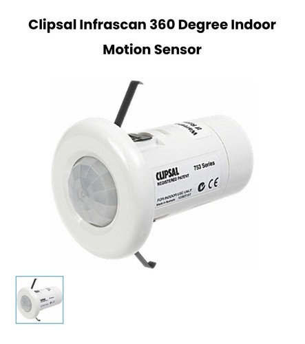Clipsal Infrascan 360 Degree Flush Mount Indoor Motion Sensor | 753R | eBay