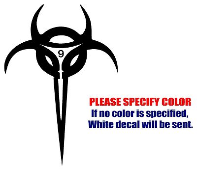 Psyclon Nine Band Rock Graphic Die Cut decal sticker Car Truck Boat ...