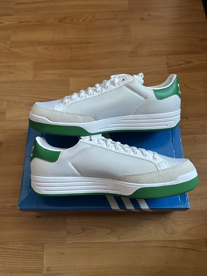 Size 9, 10.5, 11.5 - adidas Rod Laver Shoes White Fairway **SHIPS TODAY ...