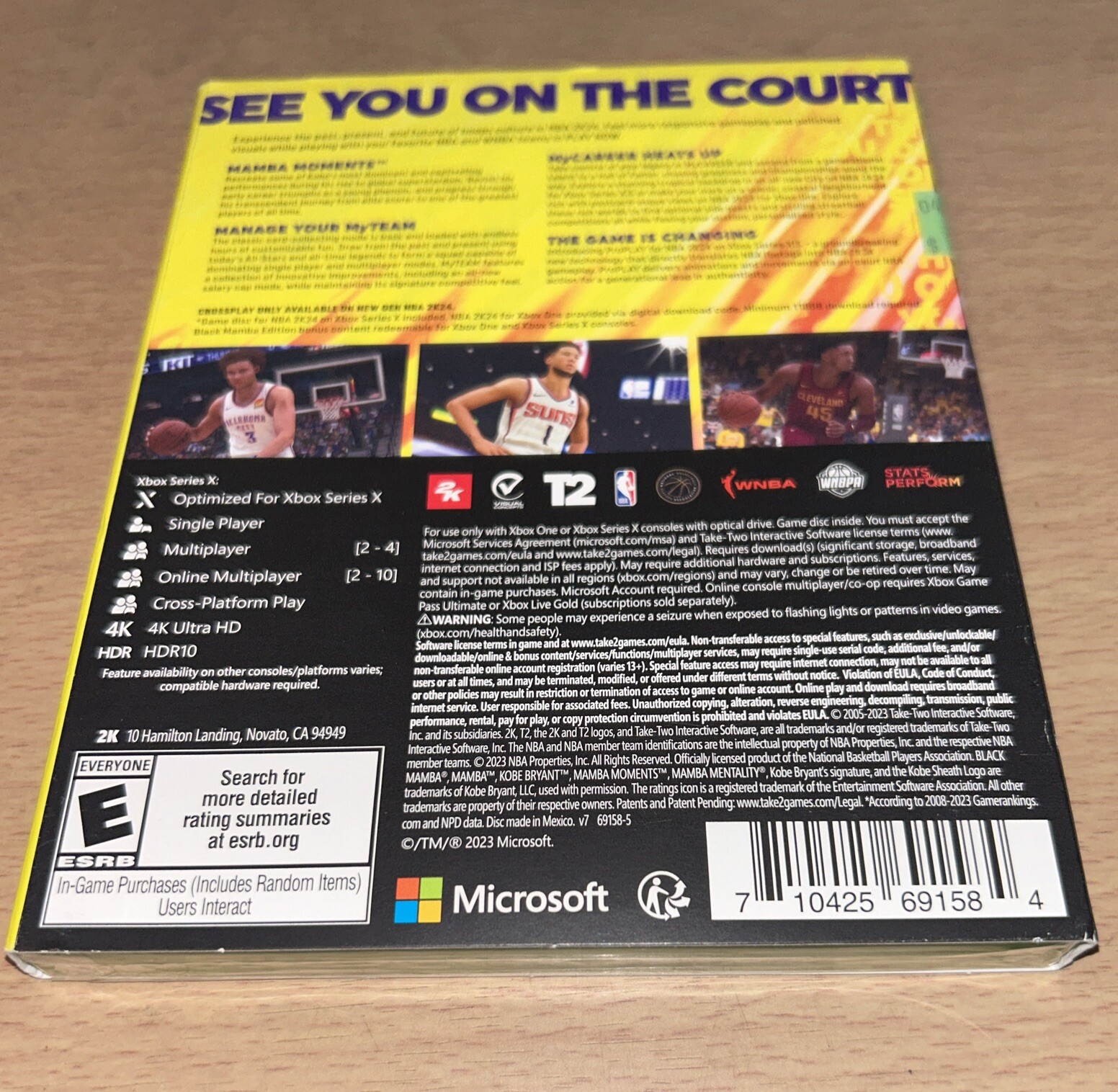 2K NBA 2K24 Black Mamba Edition (Xbox Series X/Xbox One, 2023) for sale ...