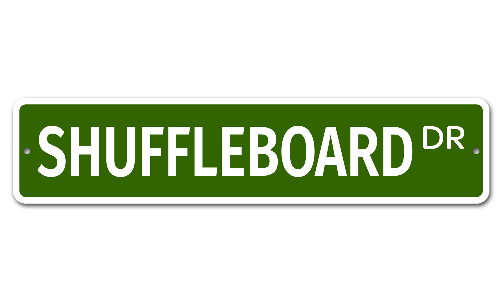 7417 SS Shuffleboard 4" x 18" Novelty Street Sign Aluminum | eBay