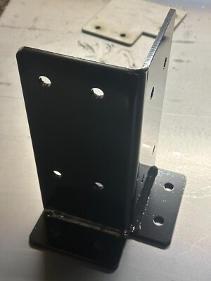 True 6x6 Corner Post Bracket with Bottom (6" x 6" Actual) – Heavy-Duty ...