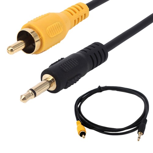 1x 6Ft 3.5mm 1/8" Mono Male Mini Plug To RCA Male Audio Adapter Cable ...