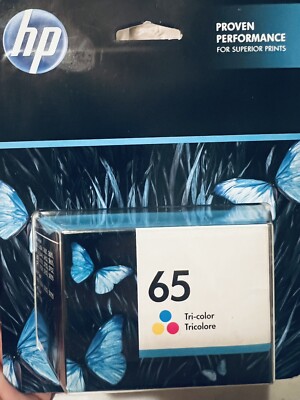 HP #65 Color Ink Cartridge 65 HEWDTN9K01AN NEW GENUINE BB 2/23 | eBay