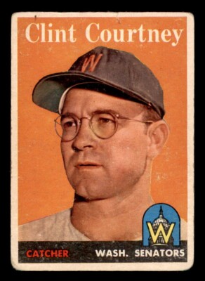 1958 Topps Baseball #92 Clint Courtney PR *d2 | eBay